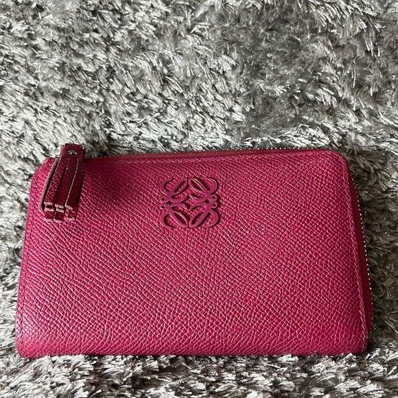 Loewe | Bags | Loewe Card And Key Zip Around Wallet | Poshmark